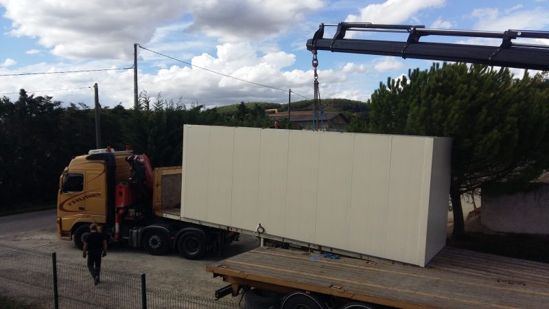 Réfectoire de chantier : cantines modulaires pour base vie