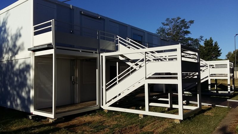 Réfectoire de chantier : cantines modulaires pour base vie